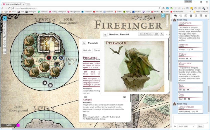 Roll20 Review: Tomb of Annihilation – RogueWatson