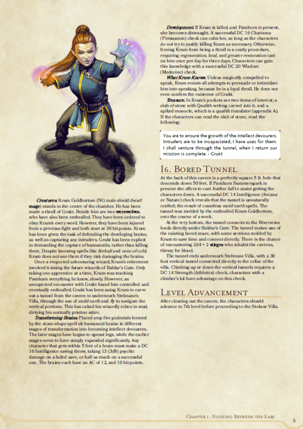 DMs Guild Review – The Struggles of Stelmane – RogueWatson