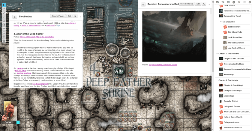 Roll20 Review – Out of the Abyss – RogueWatson