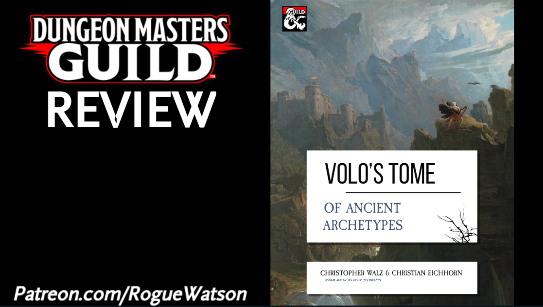 DMs Guild Review – Volo’s Tome of Ancient Archetypes (Dwarvish ...