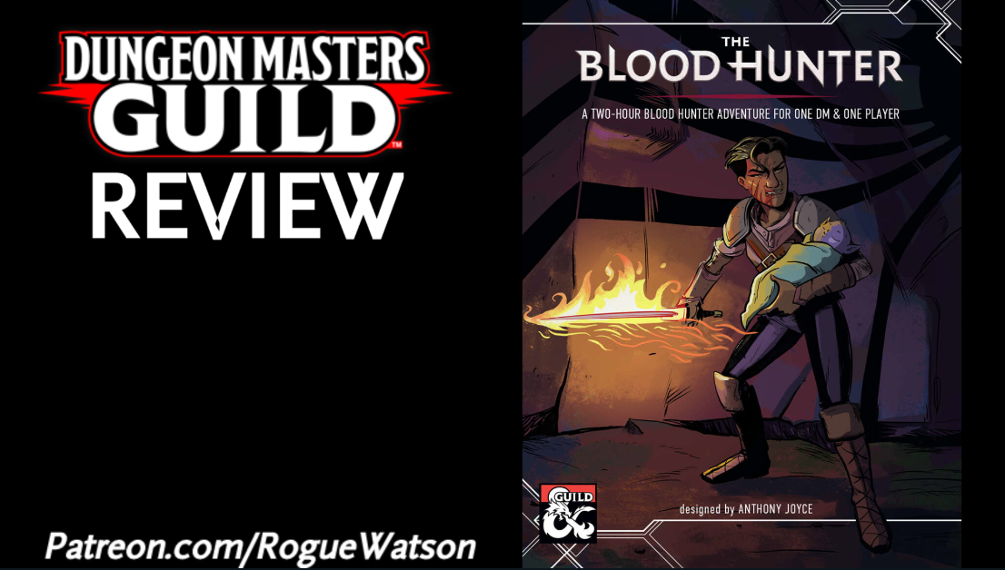 DMs Guild Review – The Blood Hunter – RogueWatson