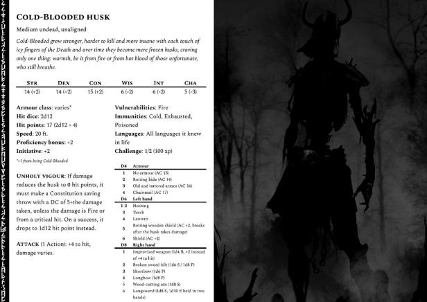 DMs Guild Review – ColdBlood – RogueWatson