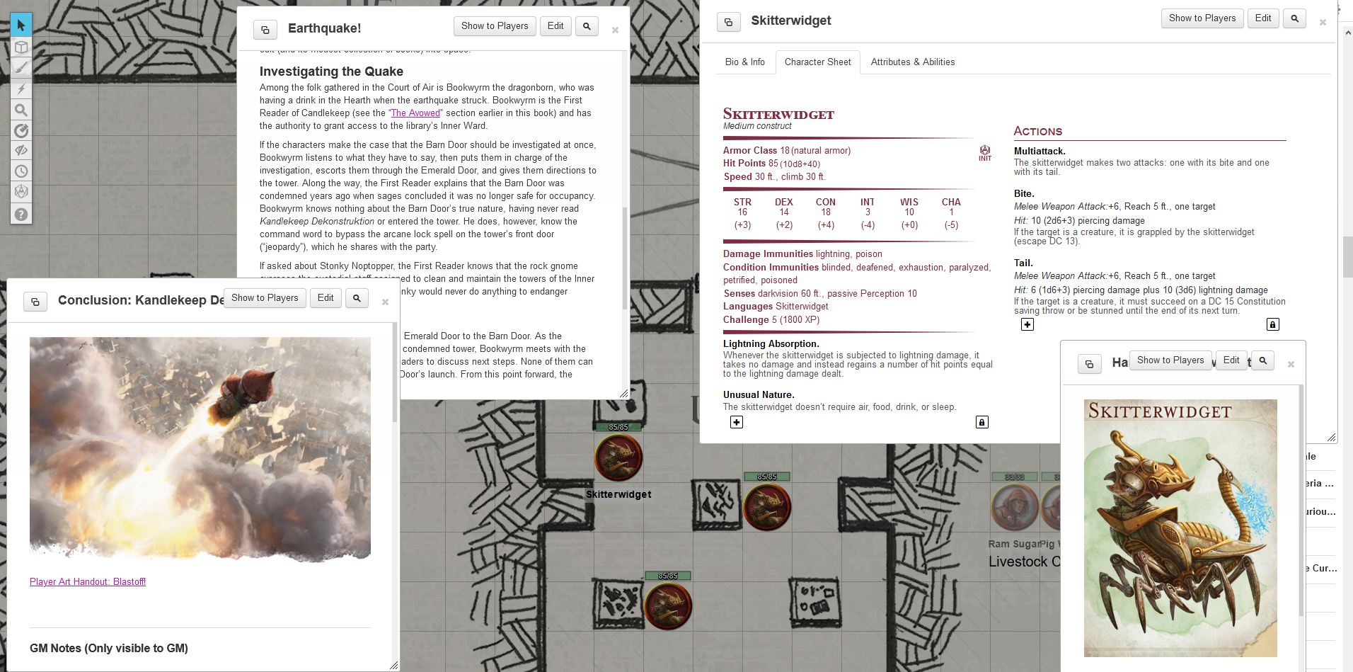 Roll20 Review – Candlekeep Mysteries – RogueWatson