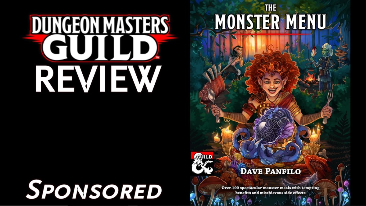 DMs Guild Review – The Monster Menu – RogueWatson