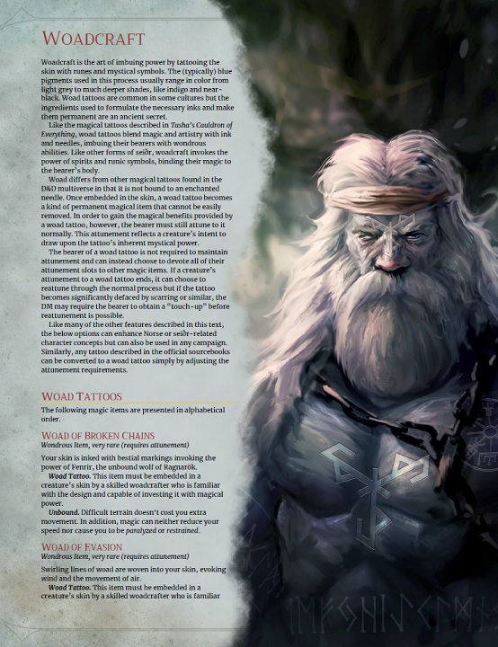 DMs Guild Review – The Book of Seidr – RogueWatson