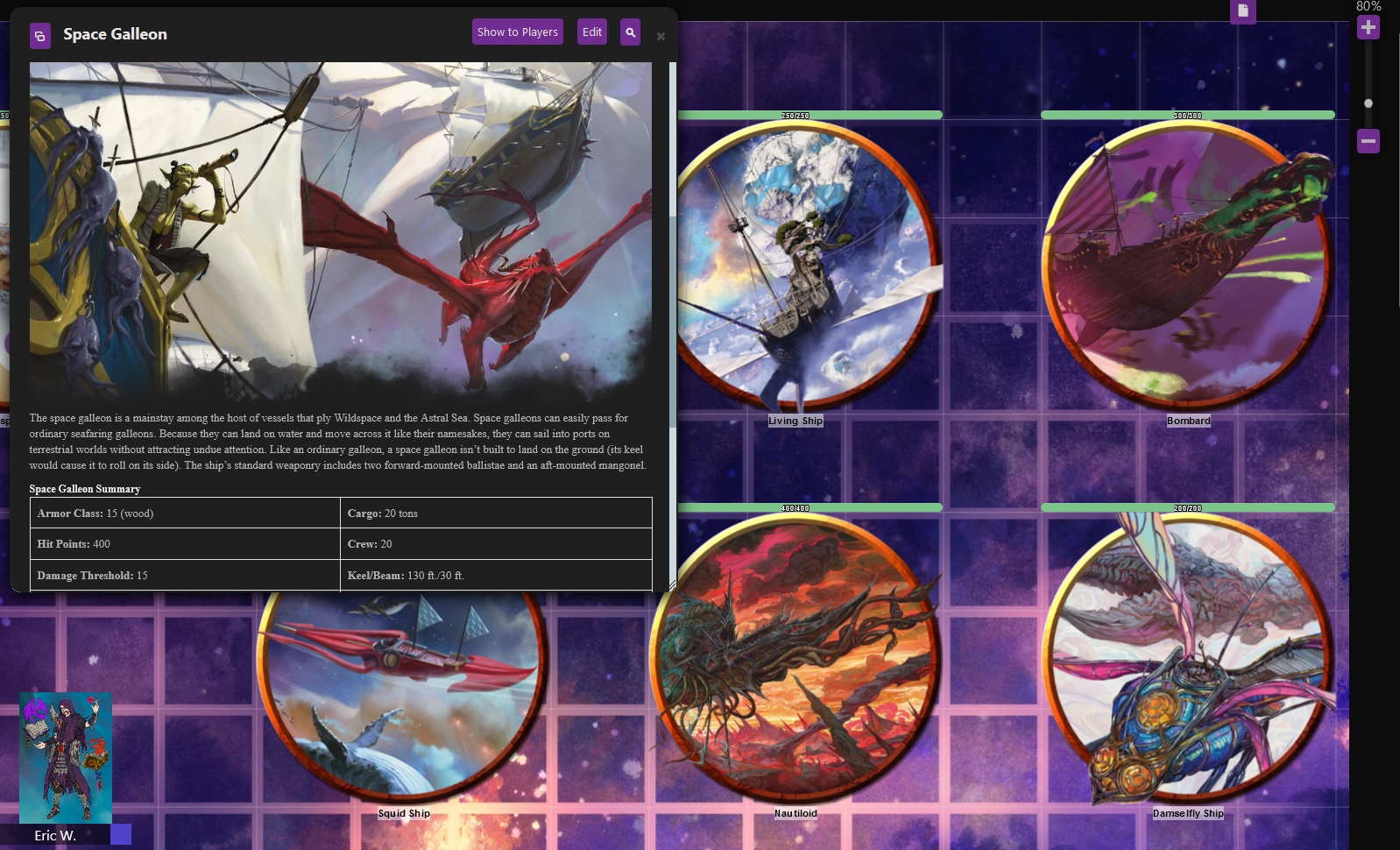 Roll20 Review – Spelljammer: Adventures in Space – RogueWatson
