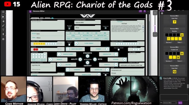 Alien RPG: Chariot of the Gods Session 3 Recap – RogueWatson