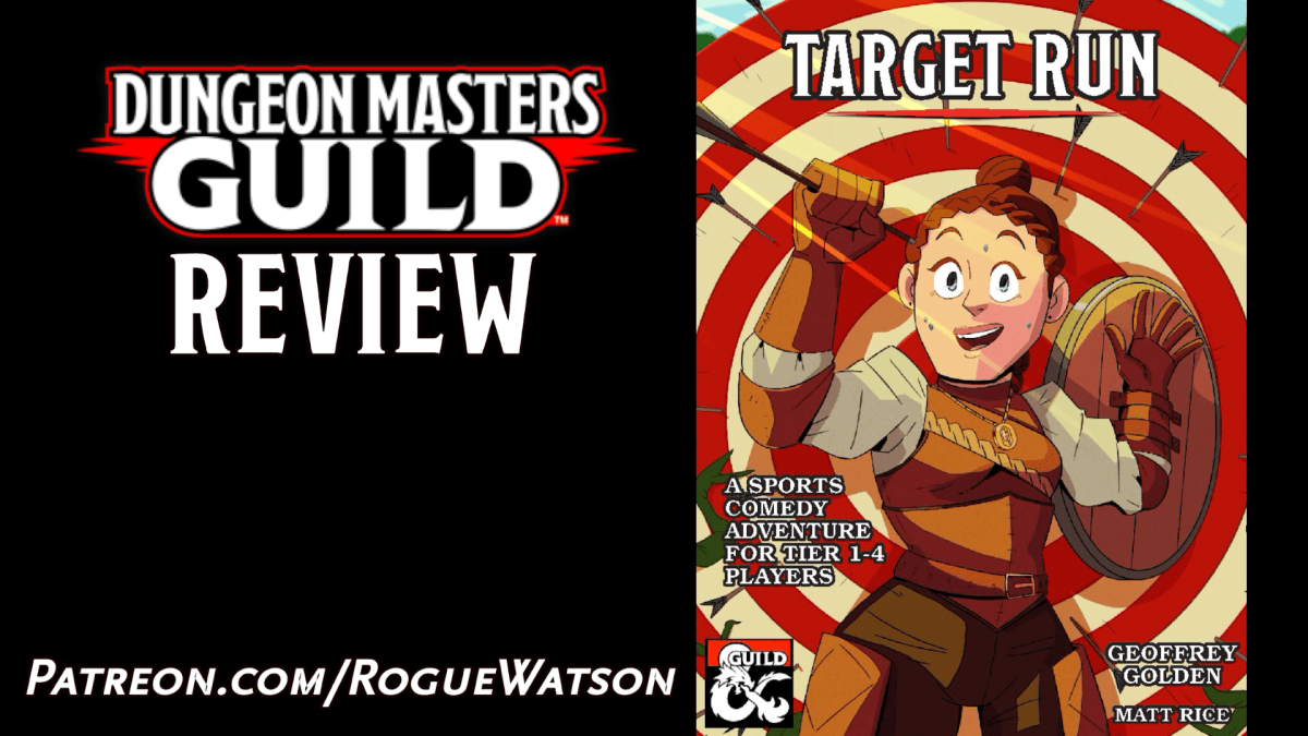 DMs Guild Review – Target Run – RogueWatson