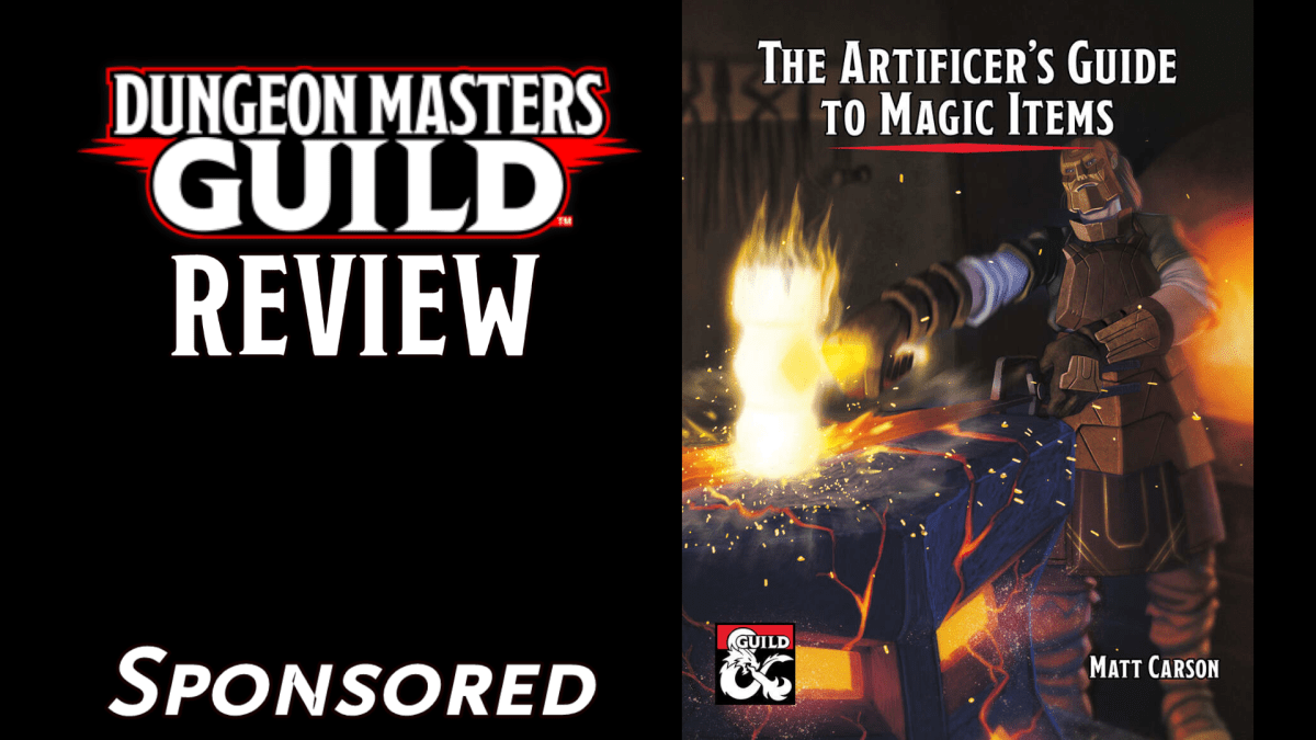 DMs Guild Review – The Artificer’s Guide to Magic Items – RogueWatson