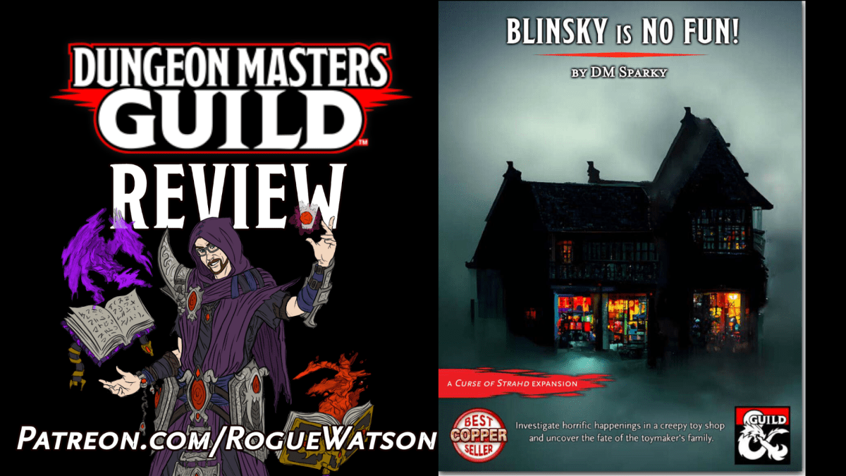 DMs Guild Review – Blinsky Is No Fun! – RogueWatson